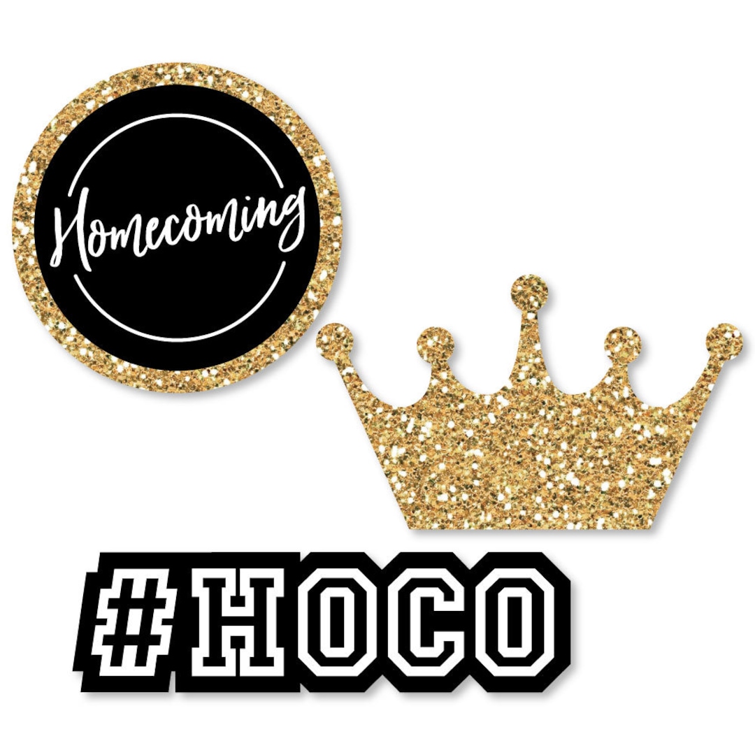 HOCO Dance - DIY Shaped Paper Cut Outs - Homecoming Small Die Cut ...