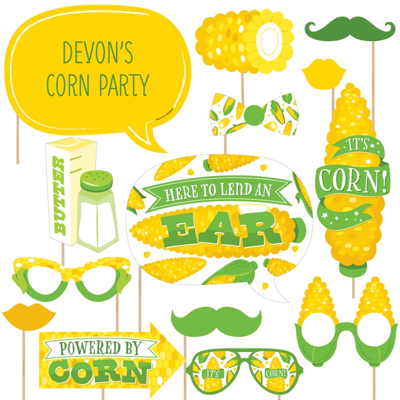 Corn Mustache - Etsy