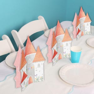 3D Princess Castle Centerpiece Table Decorations, Freestanding Princess ...