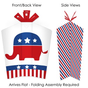 Republican Election Table Decorations Political Party Fold and Flare ...