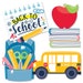 Back to School Backpack, School Bus, Apple and Books Decorations Diy ...