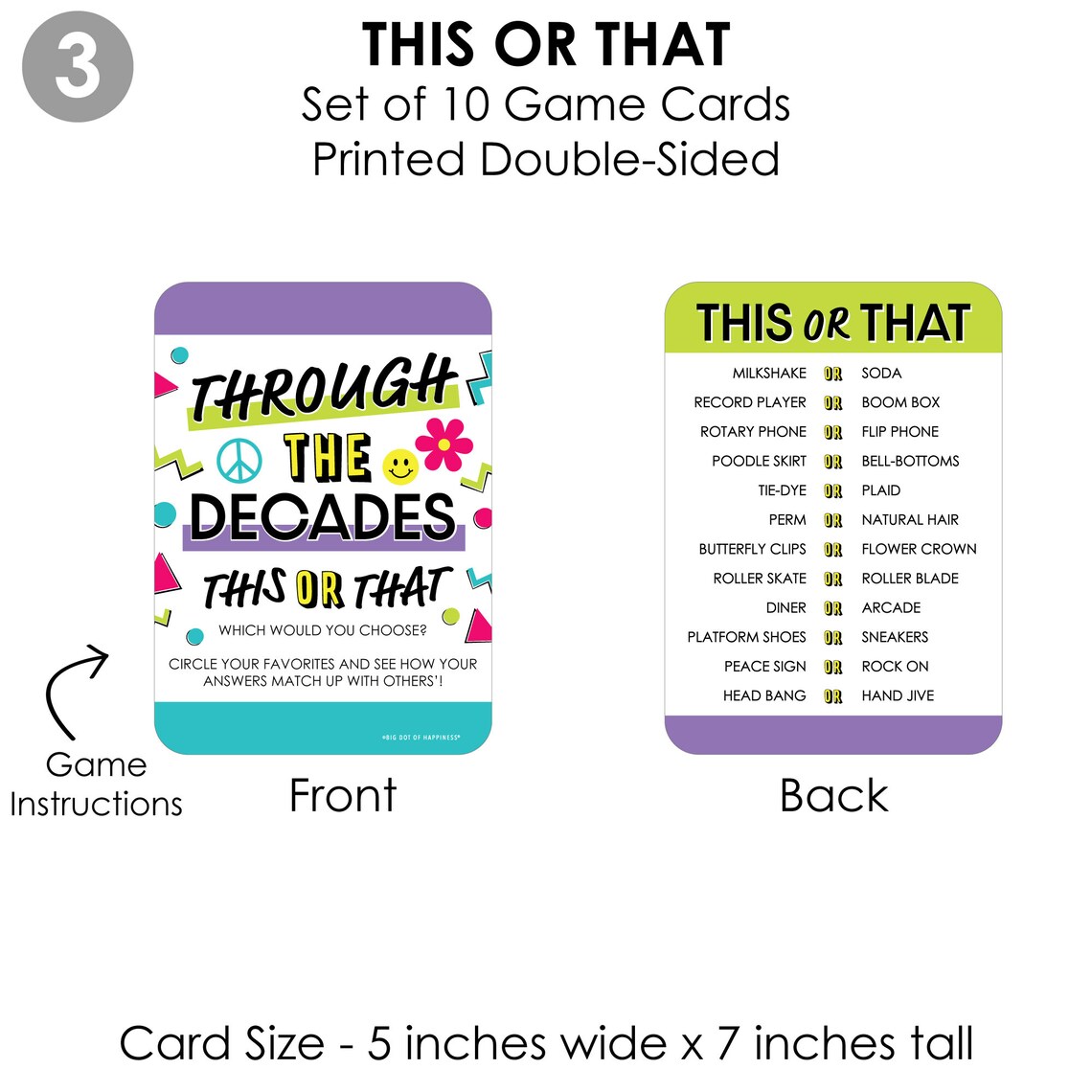 Through the Decades - 4 50s, 60s, 70s, 80s, and 90s Party Games - 10 ...
