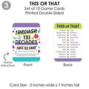 Through the Decades - 4 50s, 60s, 70s, 80s, and 90s Party Games - 10 ...