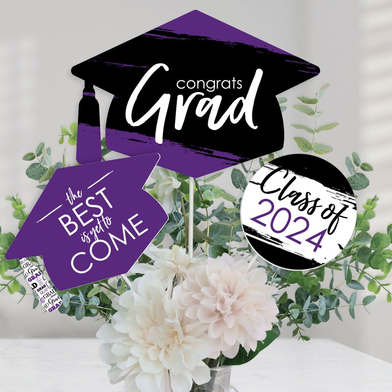Graduation Centerpiece Sticks - Etsy