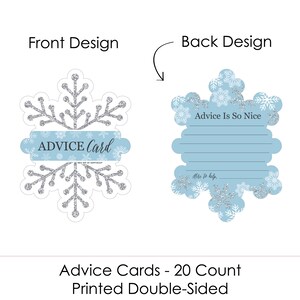 Winter Wonderland - Wish Card Snowflake Holiday Party and Winter ...