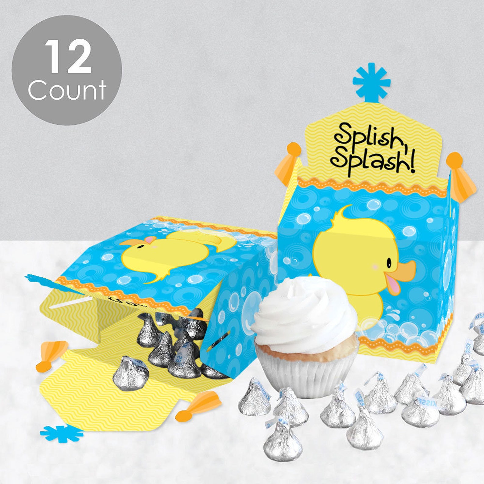 Ducky Duck Treat Box Party Favors Baby Shower or Birthday | Etsy