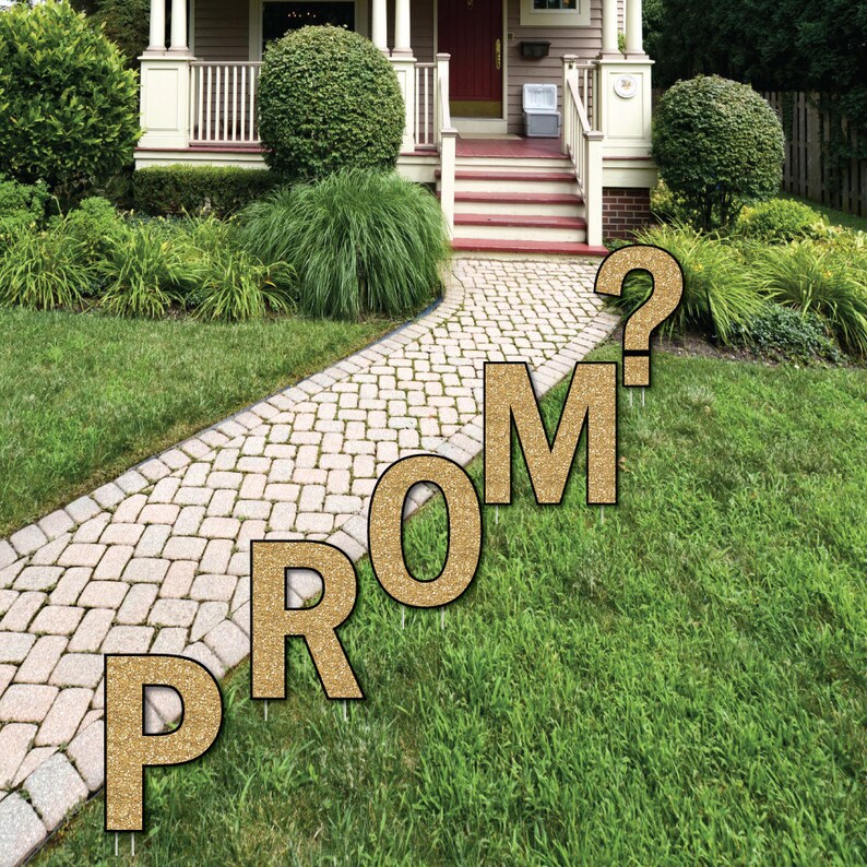 Prom Proposal Yard Signs Promposal Yard Sign Outdoor Lawn | Etsy