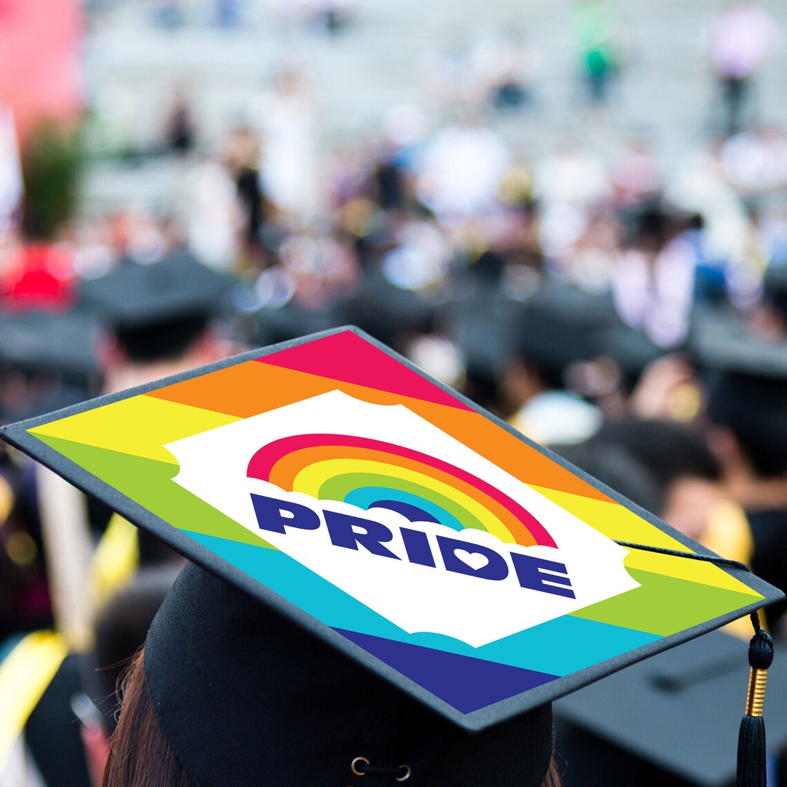 Love is Love Pride Rainbow Graduation Cap Decorations Kit - Etsy