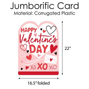 Happy Valentine’s Day - Kids Valentine’s Day Giant Greeting Card - Big ...