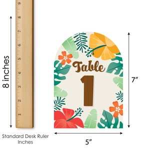 Tropical Luau - Hawaiian Beach Party Double-sided 5 X 7 Inches Cards ...