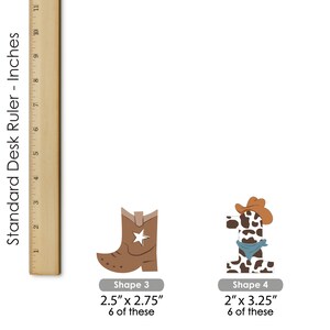 My First Rodeo - DIY Shaped Little Cowboy 1st Birthday Party Cut-outs ...
