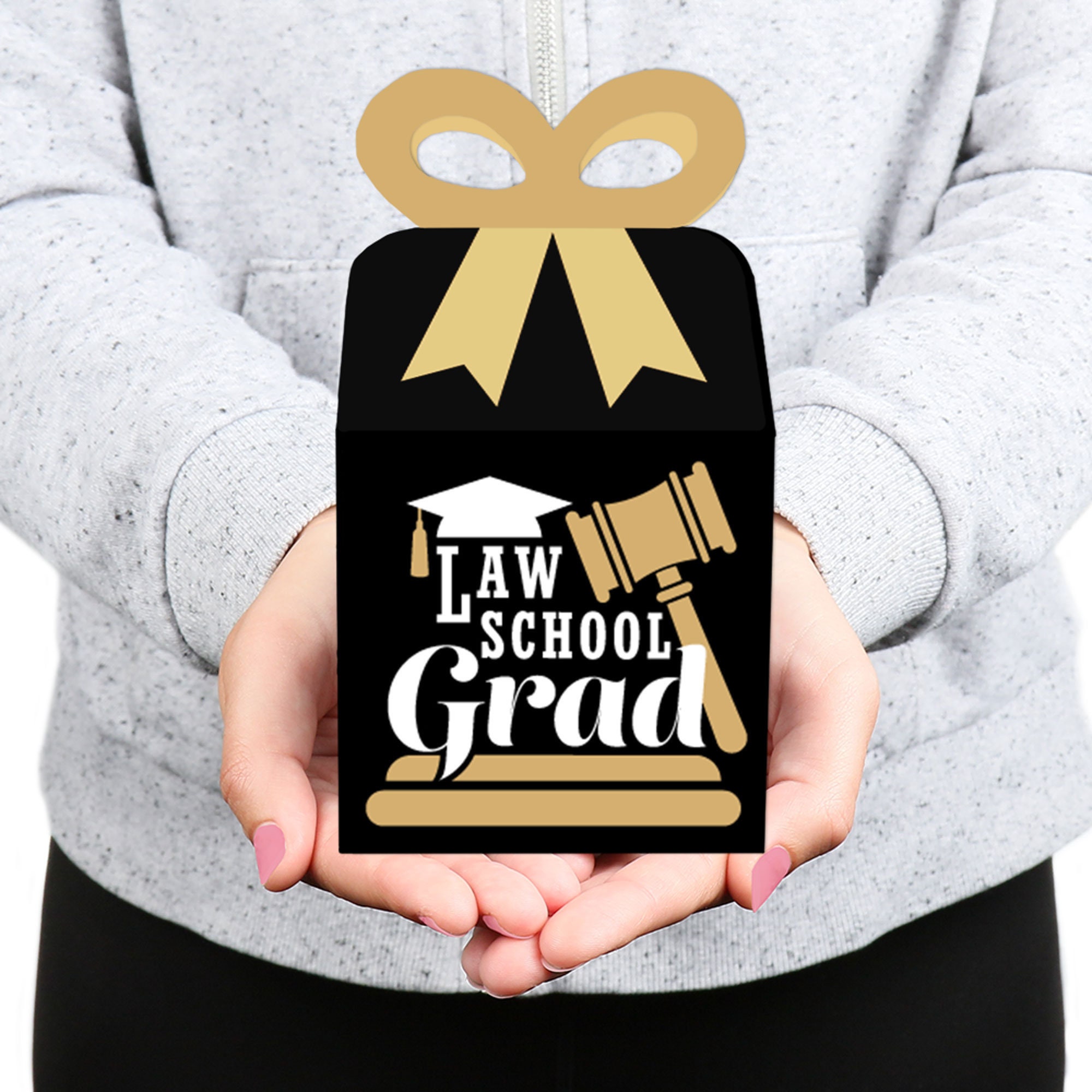Law School Grad Square Favor Gift Boxes Future Lawyer | Etsy