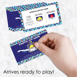 Making Waves - Swim Team - Birthday & Swimming Party Scratch off Games ...