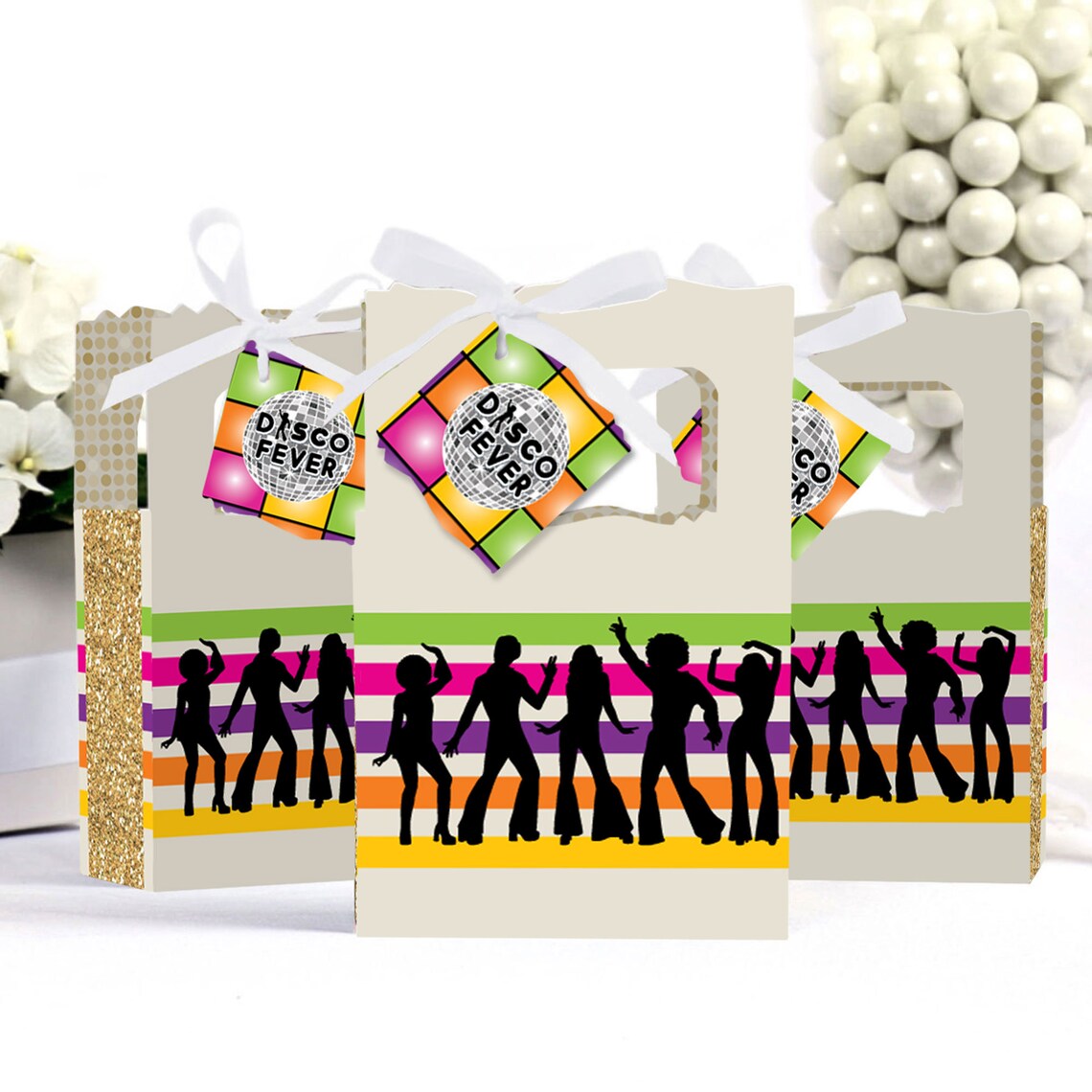 70's Disco 1970's Disco Fever Party Favor Boxes - Etsy