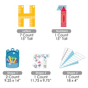 First Day of School - Yard Sign Outdoor Lawn Decorations - Back to ...