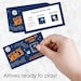 Blast off to Outer Space Scratch off Game Rocket Ship Baby Shower or ...