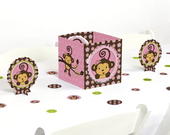 Girl Monkey Baby Shower | Etsy