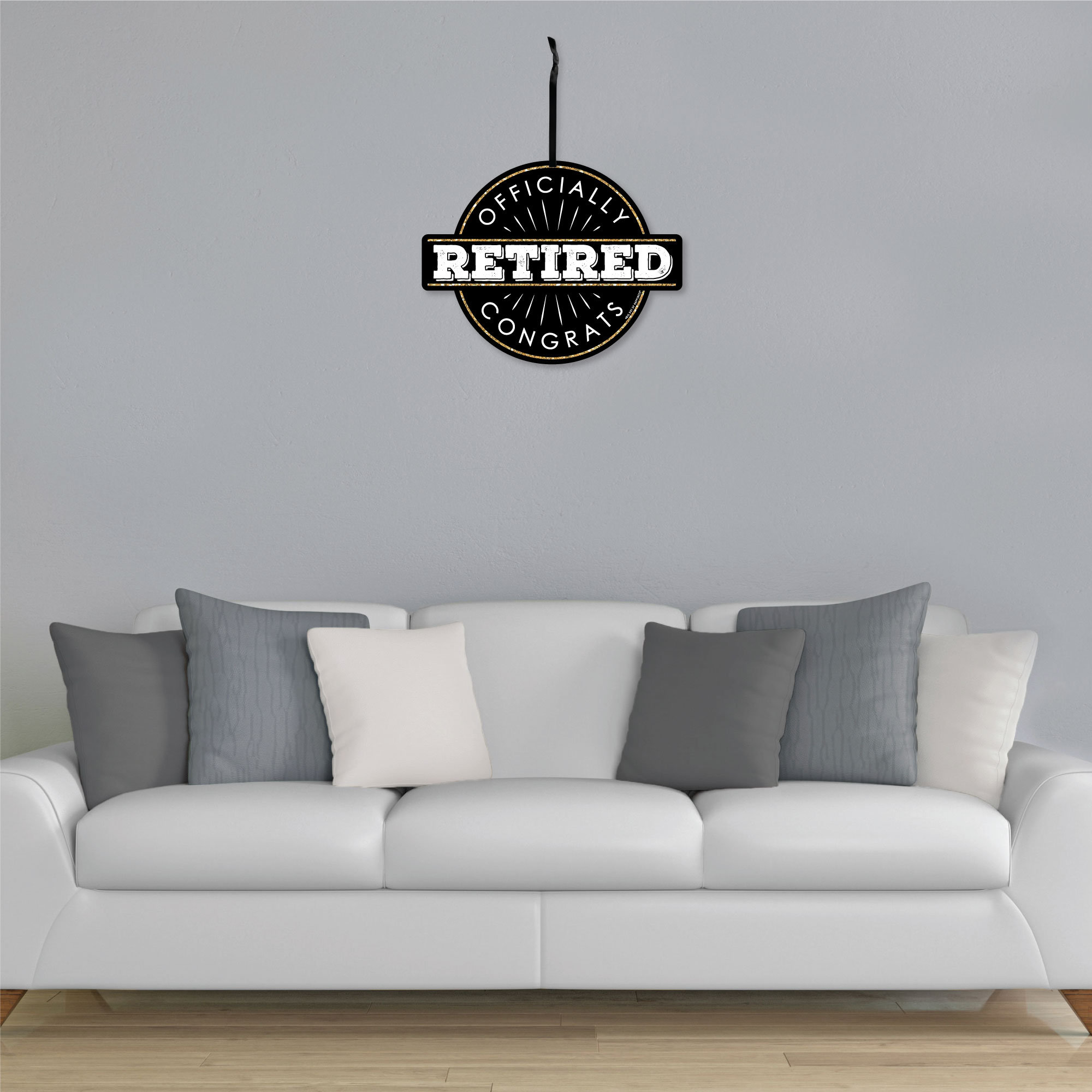 Happy Retirement Hanging Porch Retirement Party Outdoor | Etsy