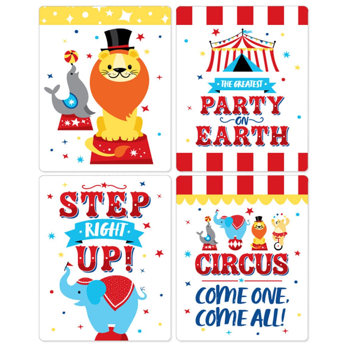 Carnival Step Right up Circus Carnival Themed Party - Etsy