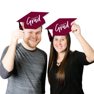 Maroon Grad - Best is yet to Come - DIY Large Graduation Cap Die-cut ...