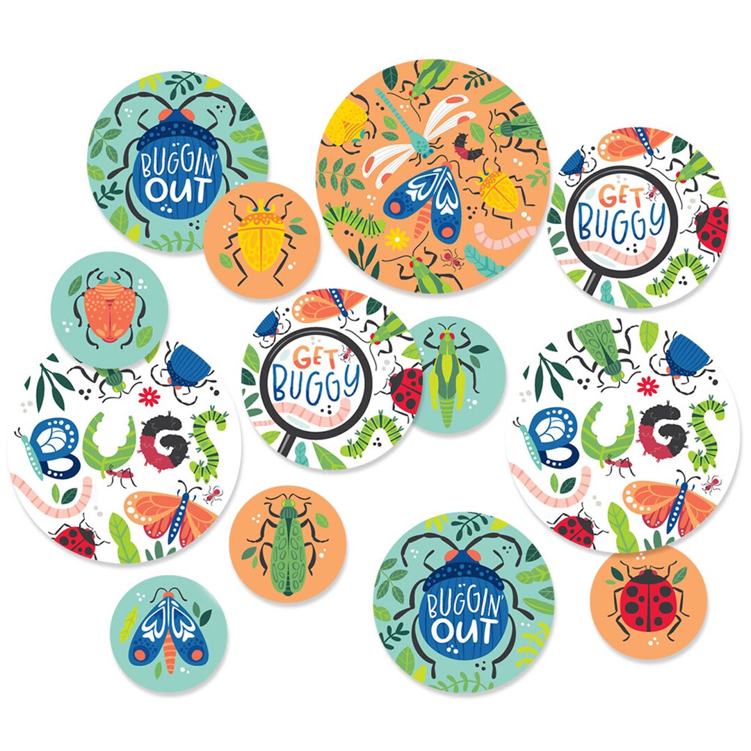 Buggin' Out - Bugs Birthday Party Giant Circle Confetti - Party ...