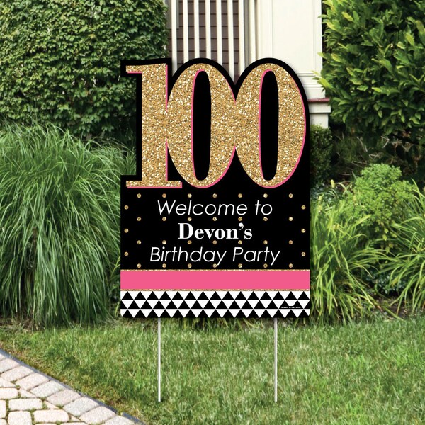 Personalized 100th Birthday - Etsy