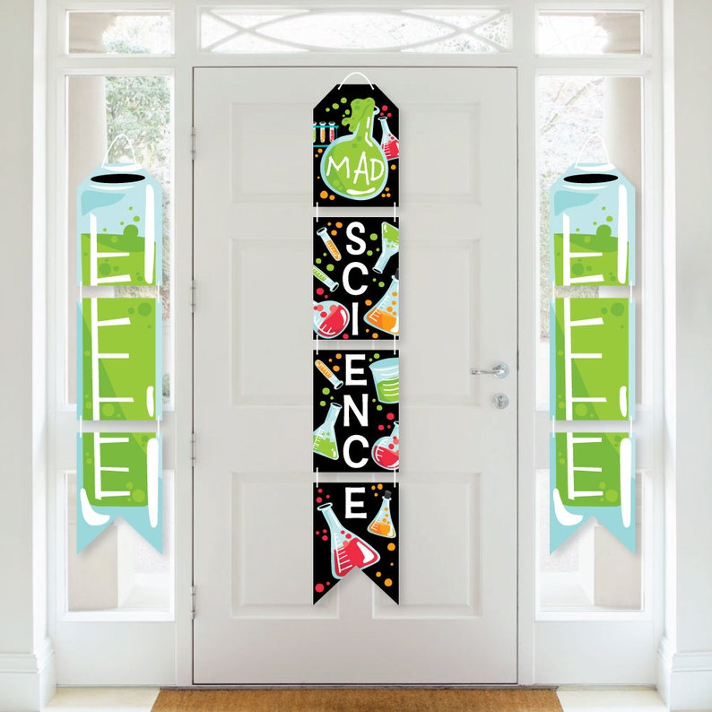 Scientist Lab - Hanging Vertical Paper Door Banners - Baby Shower or ...