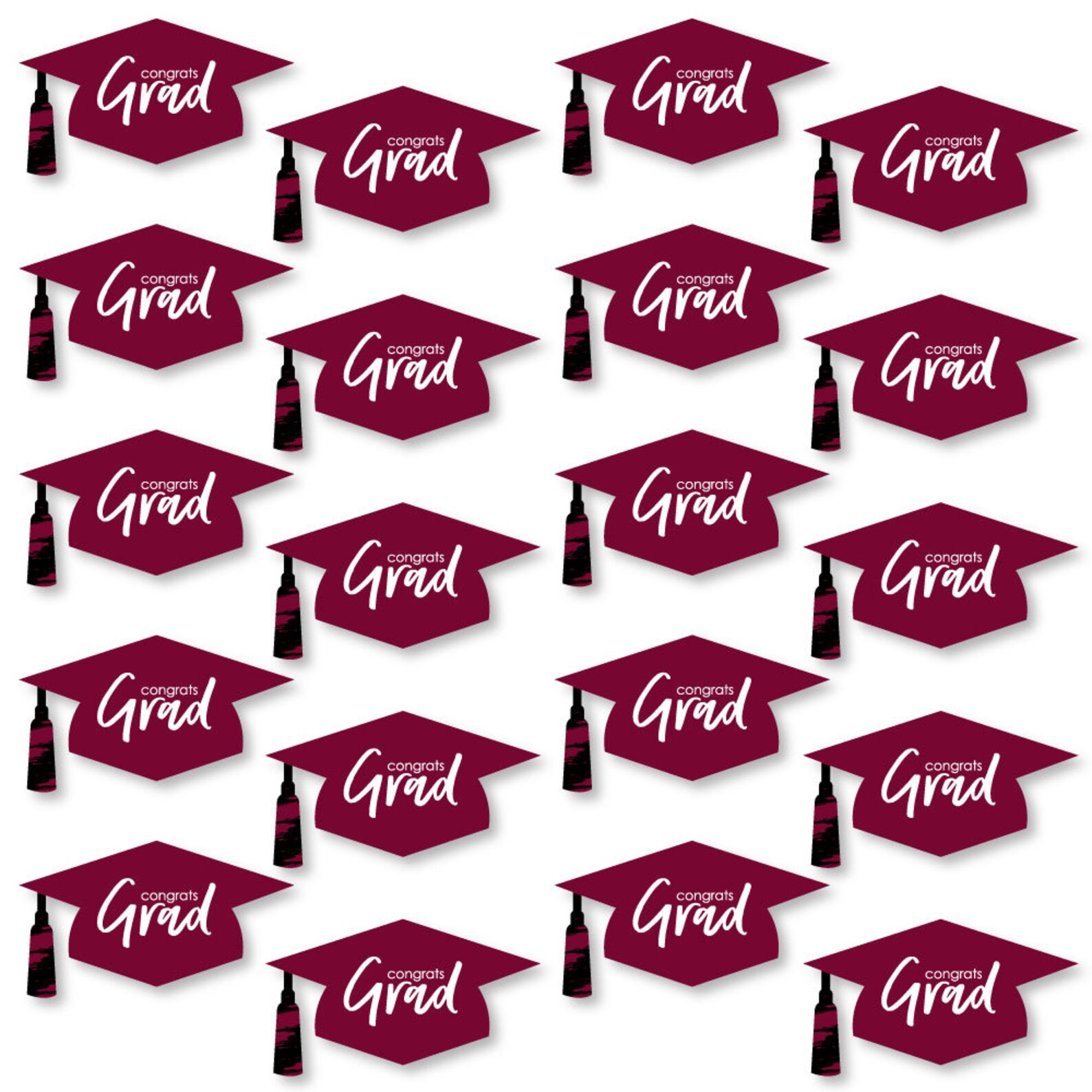 Maroon Grad - Best is yet to Come - DIY Large Graduation Cap Die-cut ...