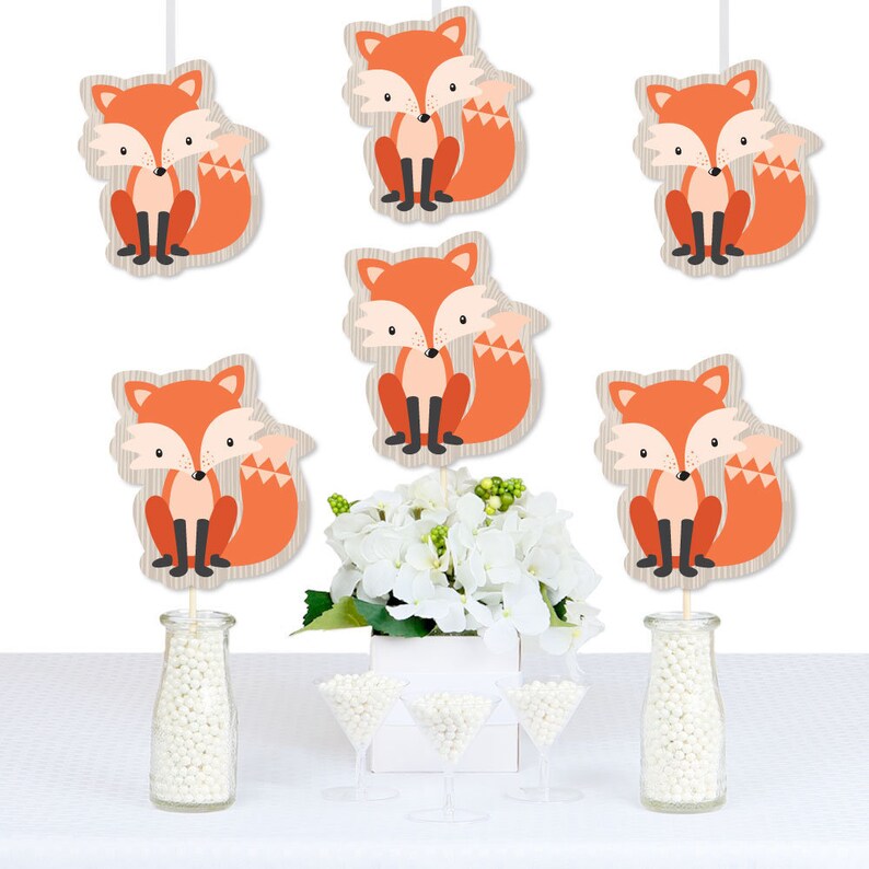 Fox Decorations DIY Fox Shaped Decorations Fox Woodland - Etsy
