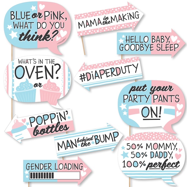 Gender Reveal Photo Booth - Etsy