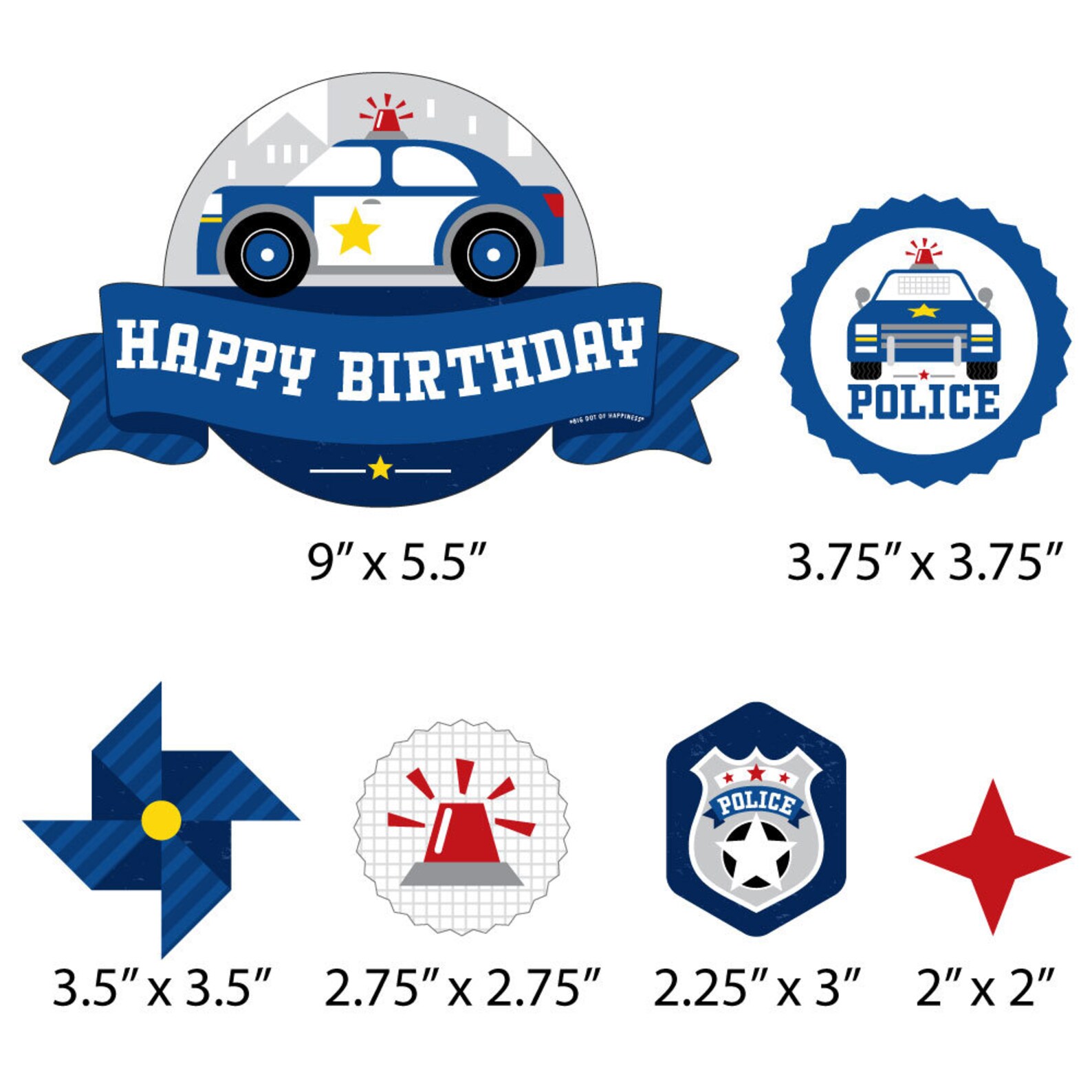 Calling All Units Police Cop Birthday Party Cake | Etsy