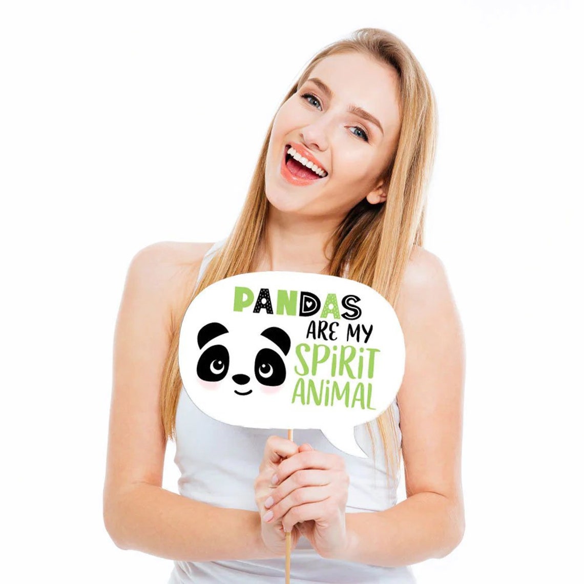 Funny Party Like a Panda Bear Photo Booth Props Panda - Etsy