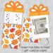 Fall Pumpkin Halloween or Thanksgiving Party Money and Gift - Etsy