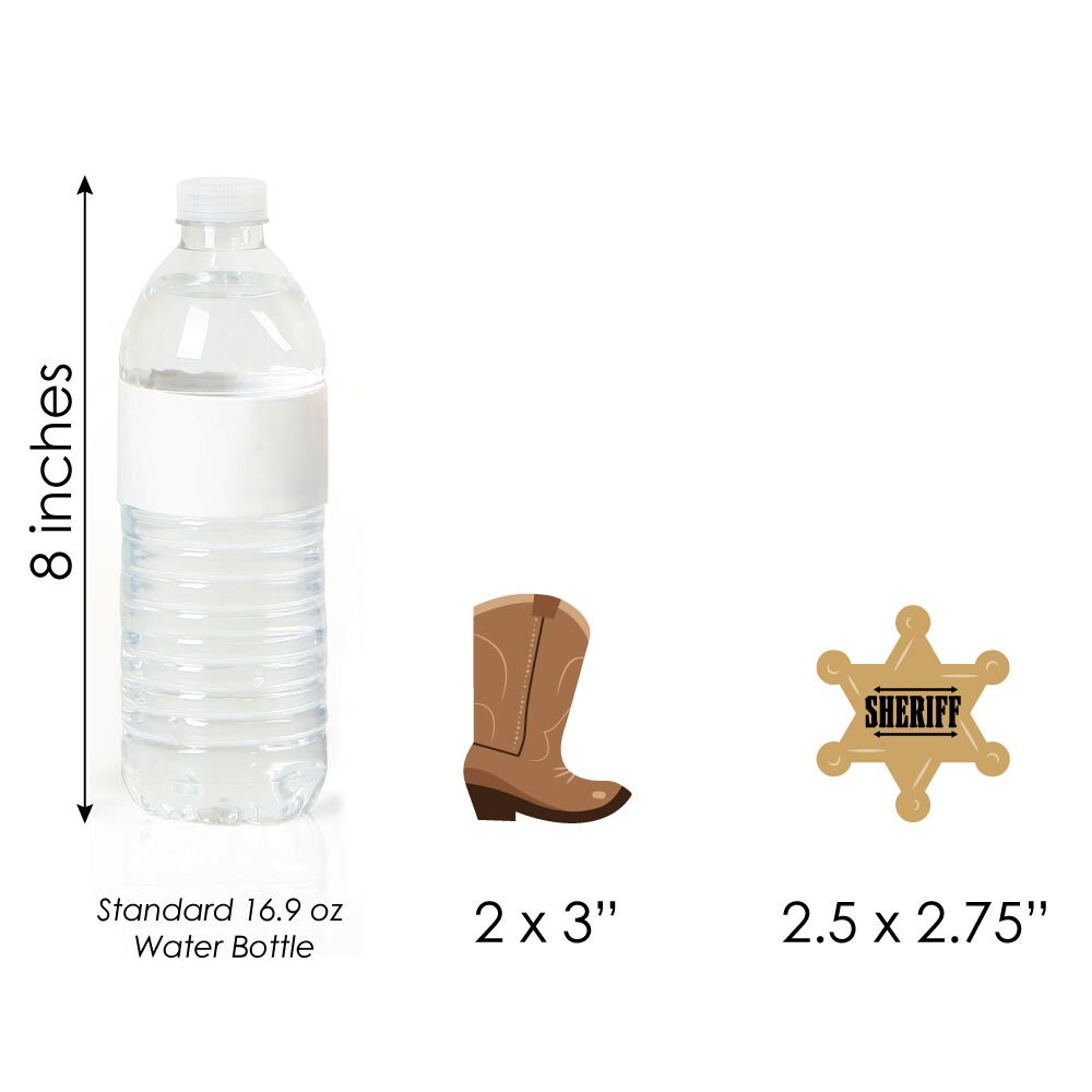 Western Hoedown DIY Shaped Wild West Cowboy Party Cut-outs - Etsy