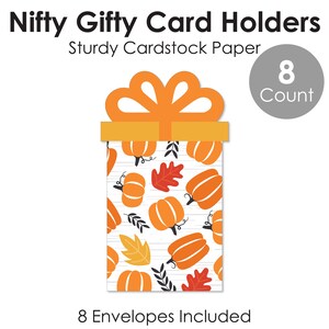 Fall Pumpkin - Halloween or Thanksgiving Party Money and Gift Card ...