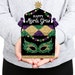 Mardi Gras - Treat Box Party Favors - Masquerade Party Goodie Gable ...
