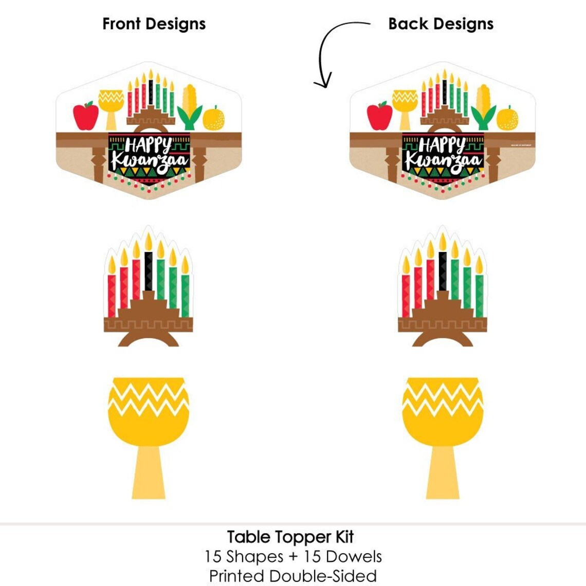 Happy Kwanzaa African Heritage Holiday Party Centerpiece | Etsy