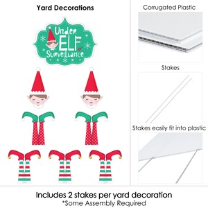 Elf Squad - Shaped Lawn Decorations - Kids Elf Christmas and Birthday ...