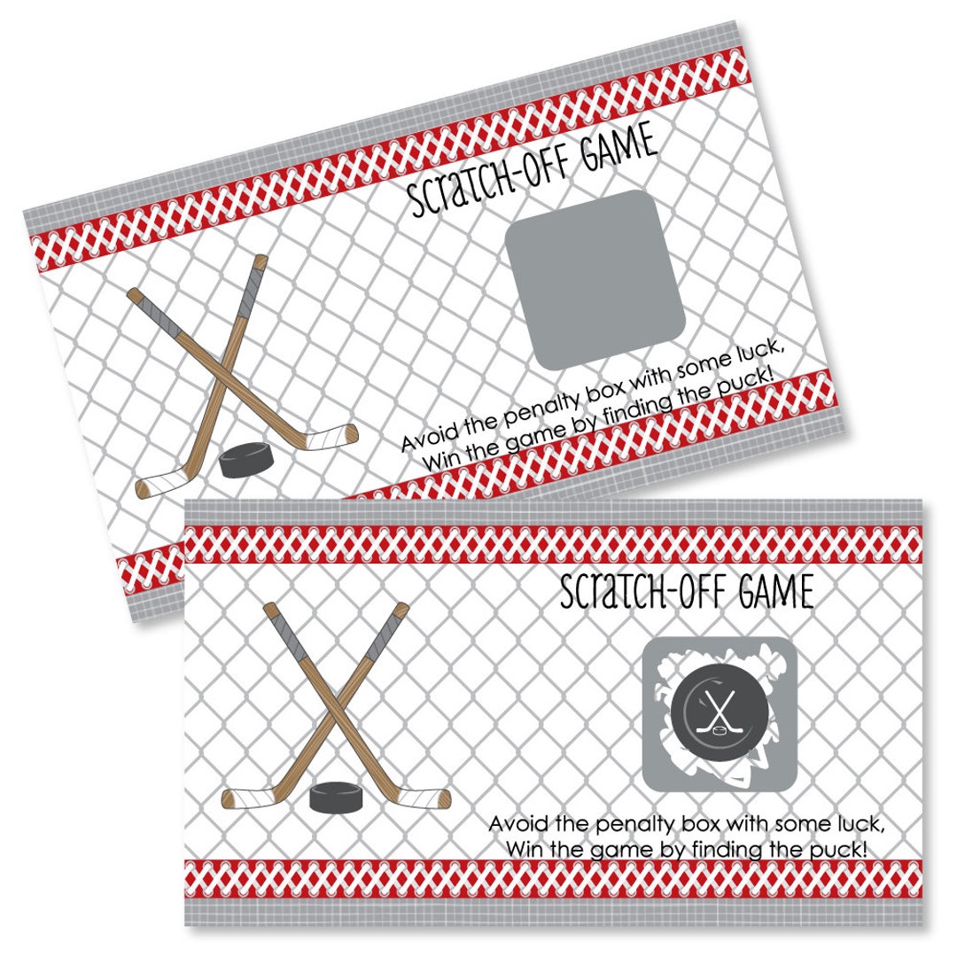 Shoots & Scores! - Hockey Baby Shower or Birthday Party Games - 22 ...