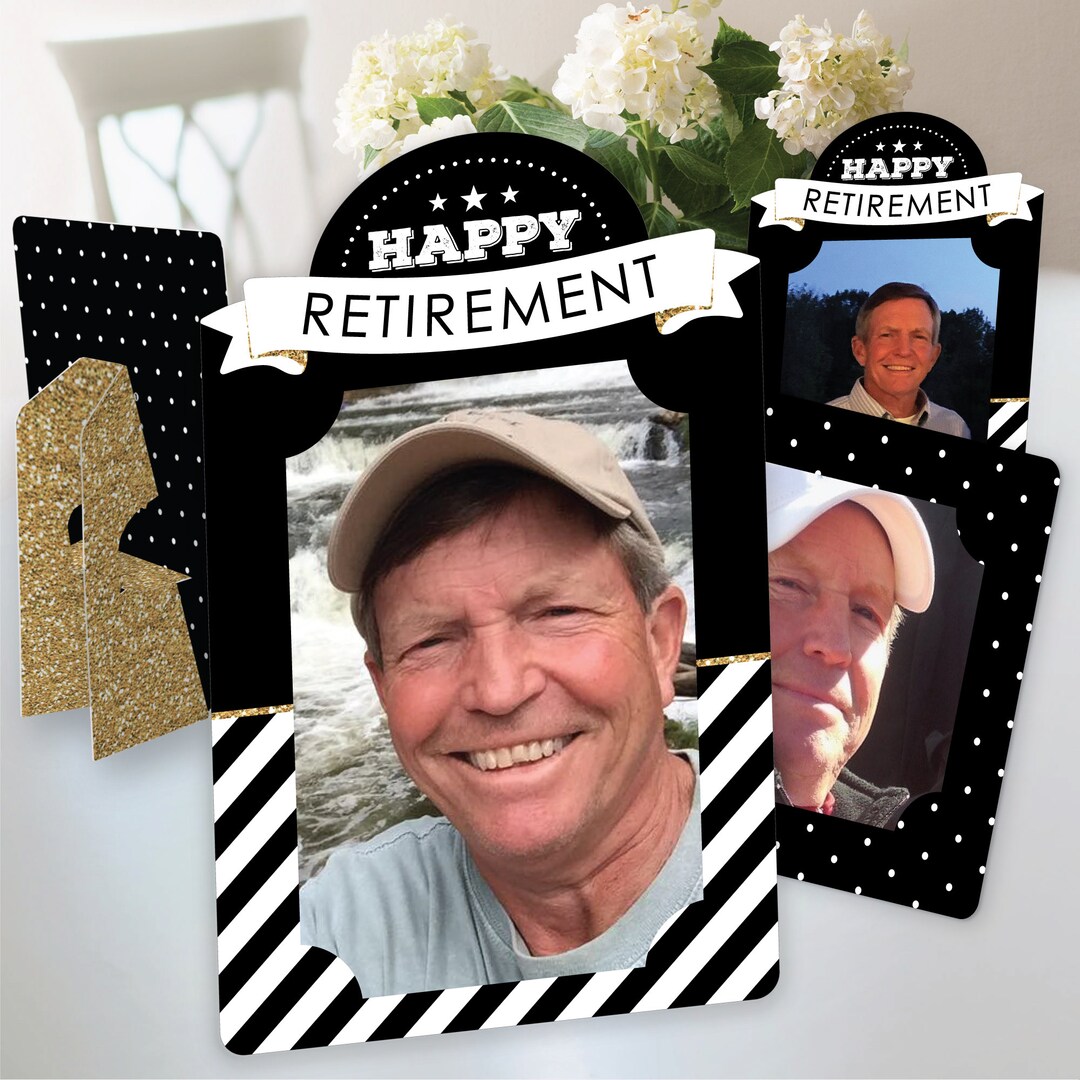 Happy Retirement - Retirement Party 4x6 Picture Display - Paper Photo ...