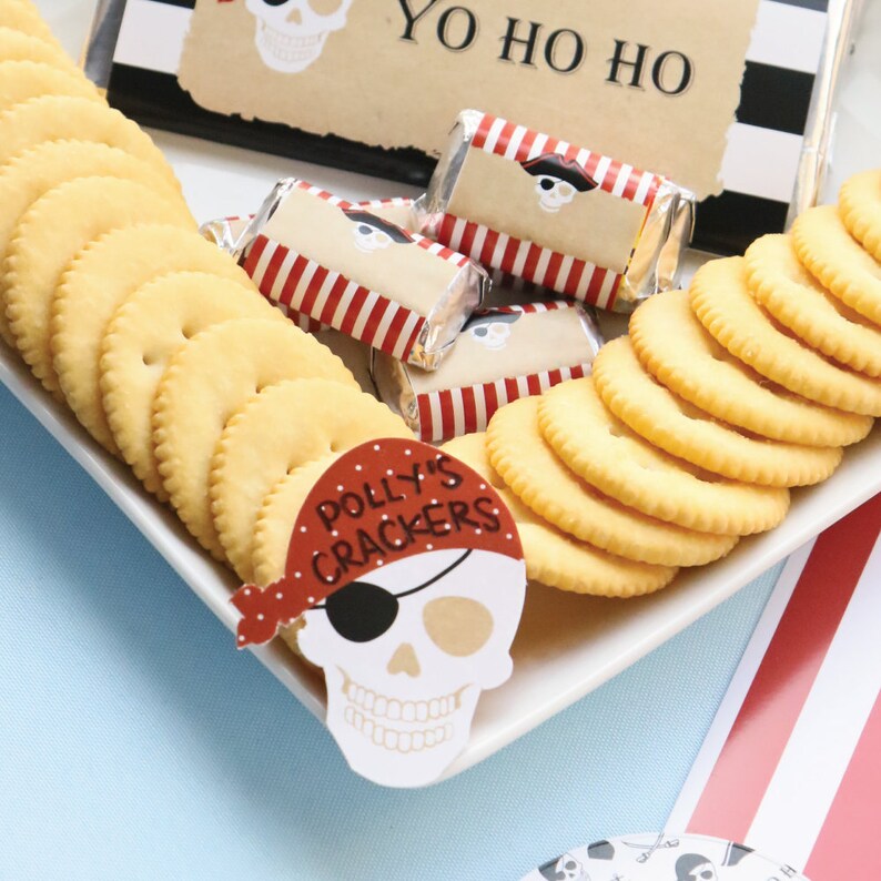 Pirate DIY Shaped Cut Outs Beware of Pirates Birthday | Etsy