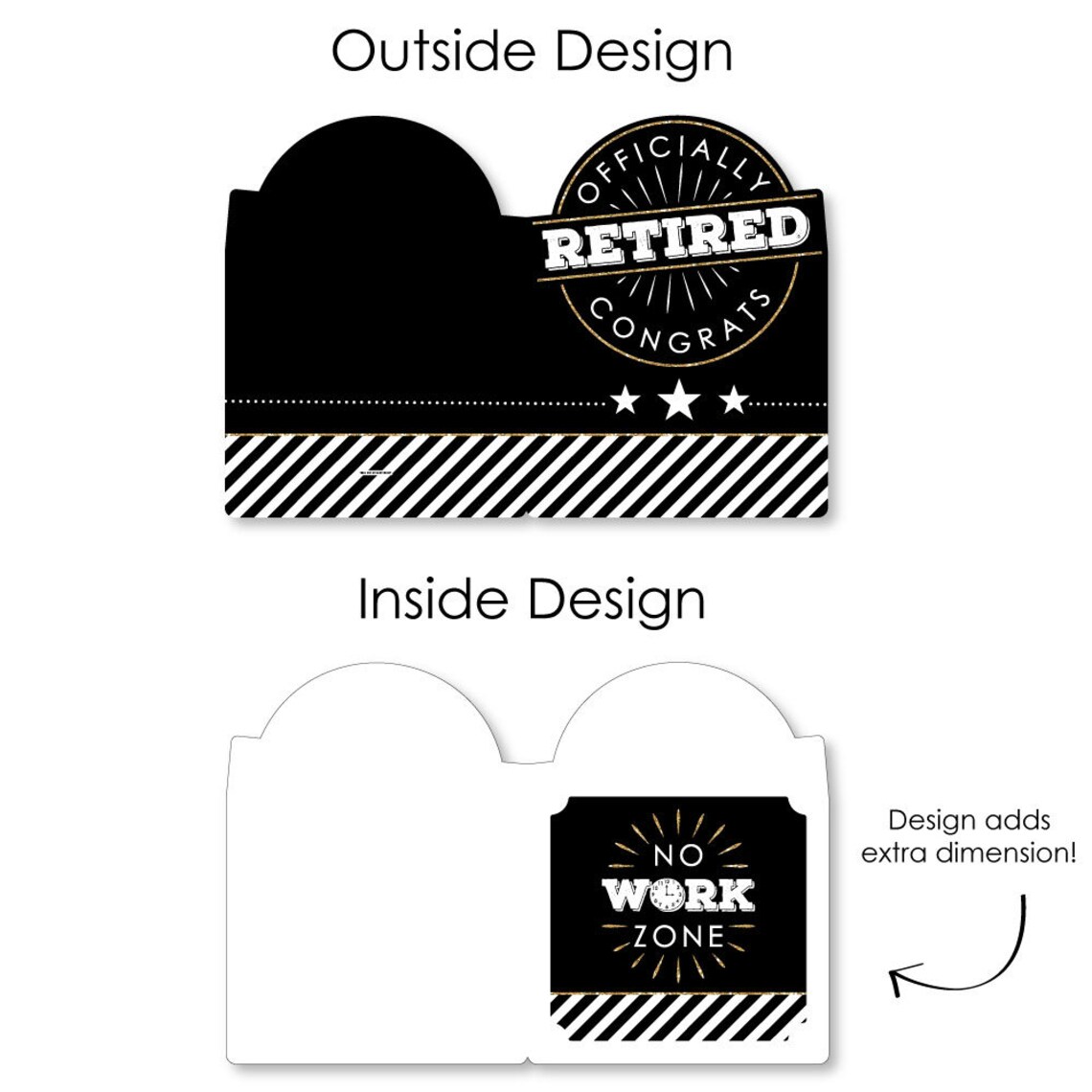 Happy Retirement - Congratulations Giant Greeting Card - Big Shaped ...