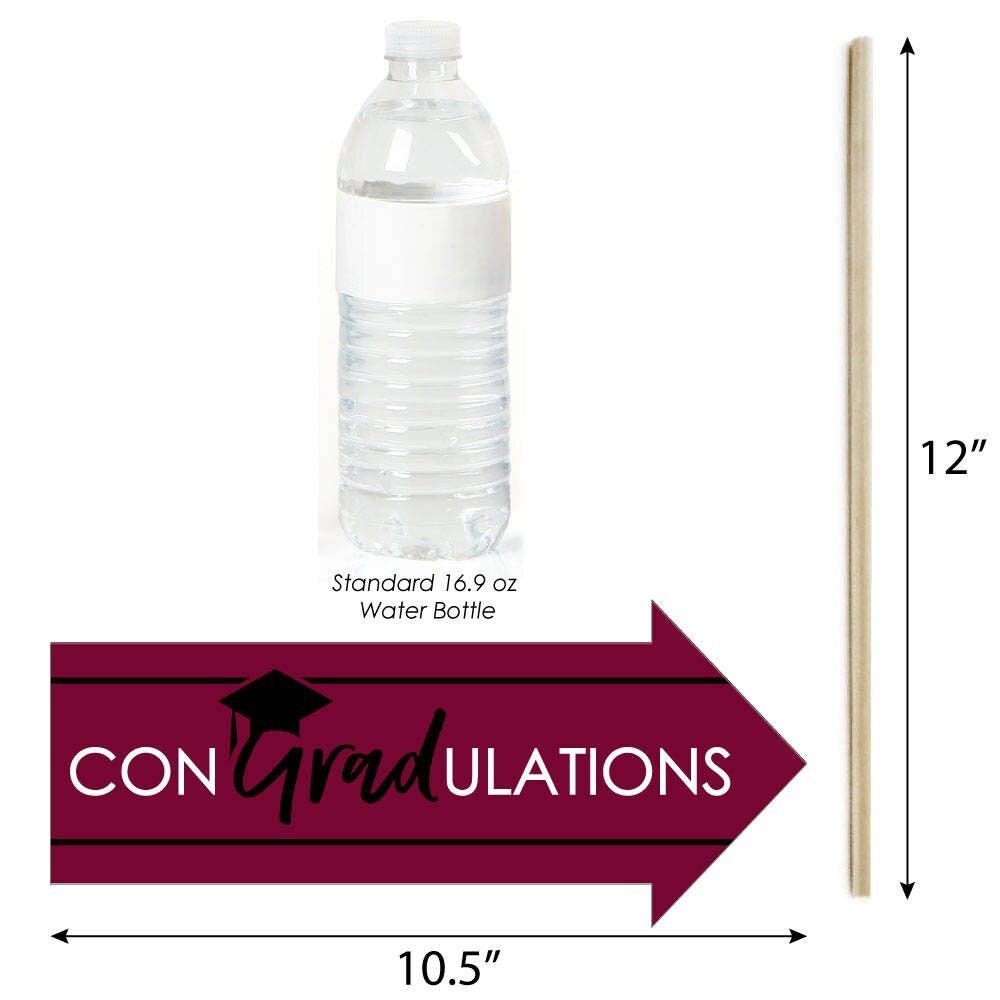 Funny Graduation Photo Booth Props Maroon Grad Best is yet - Etsy