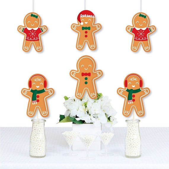 Gingerbread Christmas - Decorations DIY Gingerbread Man Holiday Party ...
