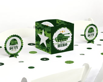 Army Table Centerpiece - Etsy