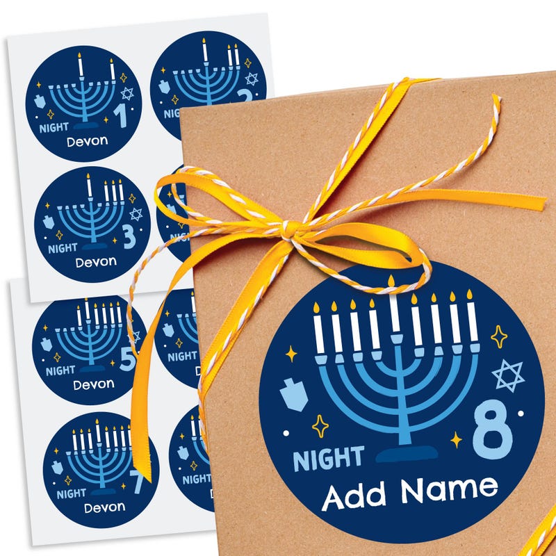 Chanukah Night Stickers - Etsy