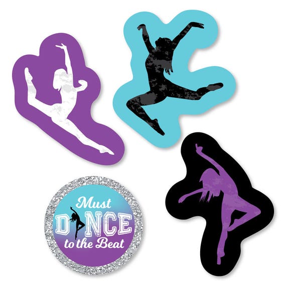 Must Dance to the Beat - Dance - Small DIY Shaped Baby Shower Paper Cut ...