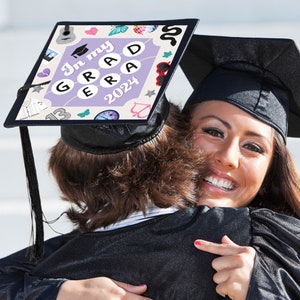 In My Grad Era Graduation Cap Decorations Kit Grad Cap Cover - Etsy