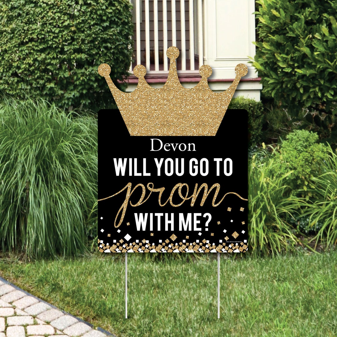 Promposal - Party Decorations - Prom Proposal Personalized Welcome Yard ...
