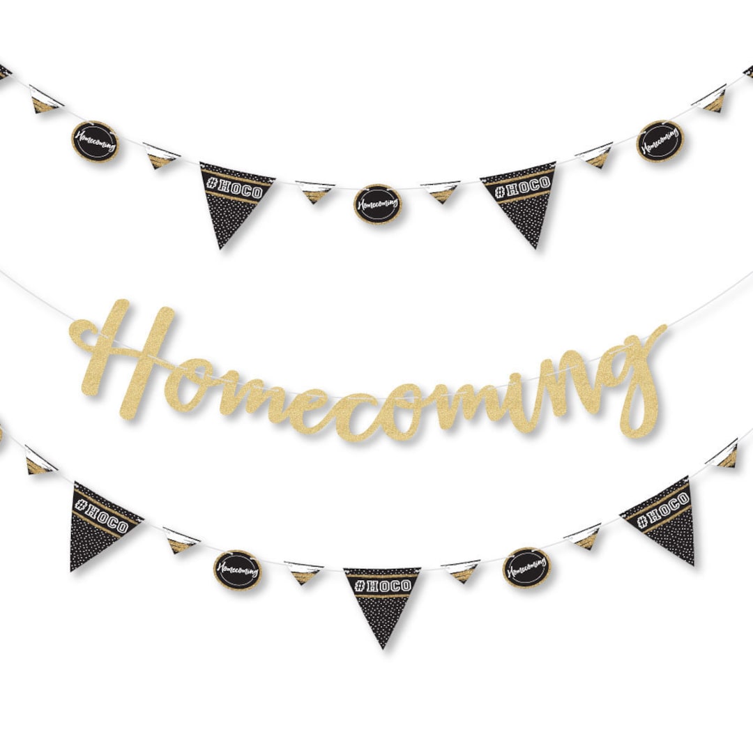 HOCO Dance - Homecoming Letter Banner Decoration - 36 Banner Cutouts ...